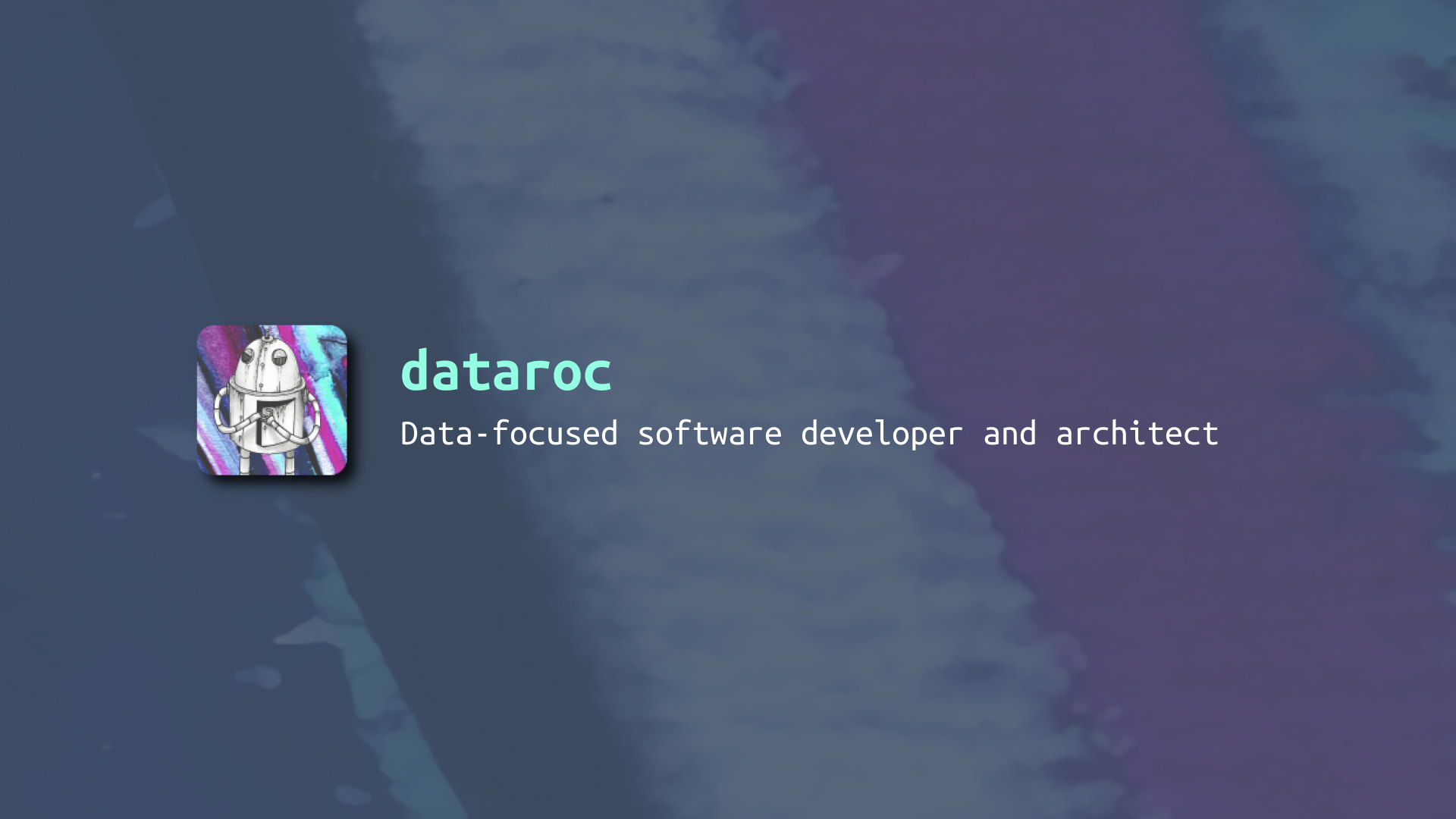 Dataroc | Data-focused software developer and architect